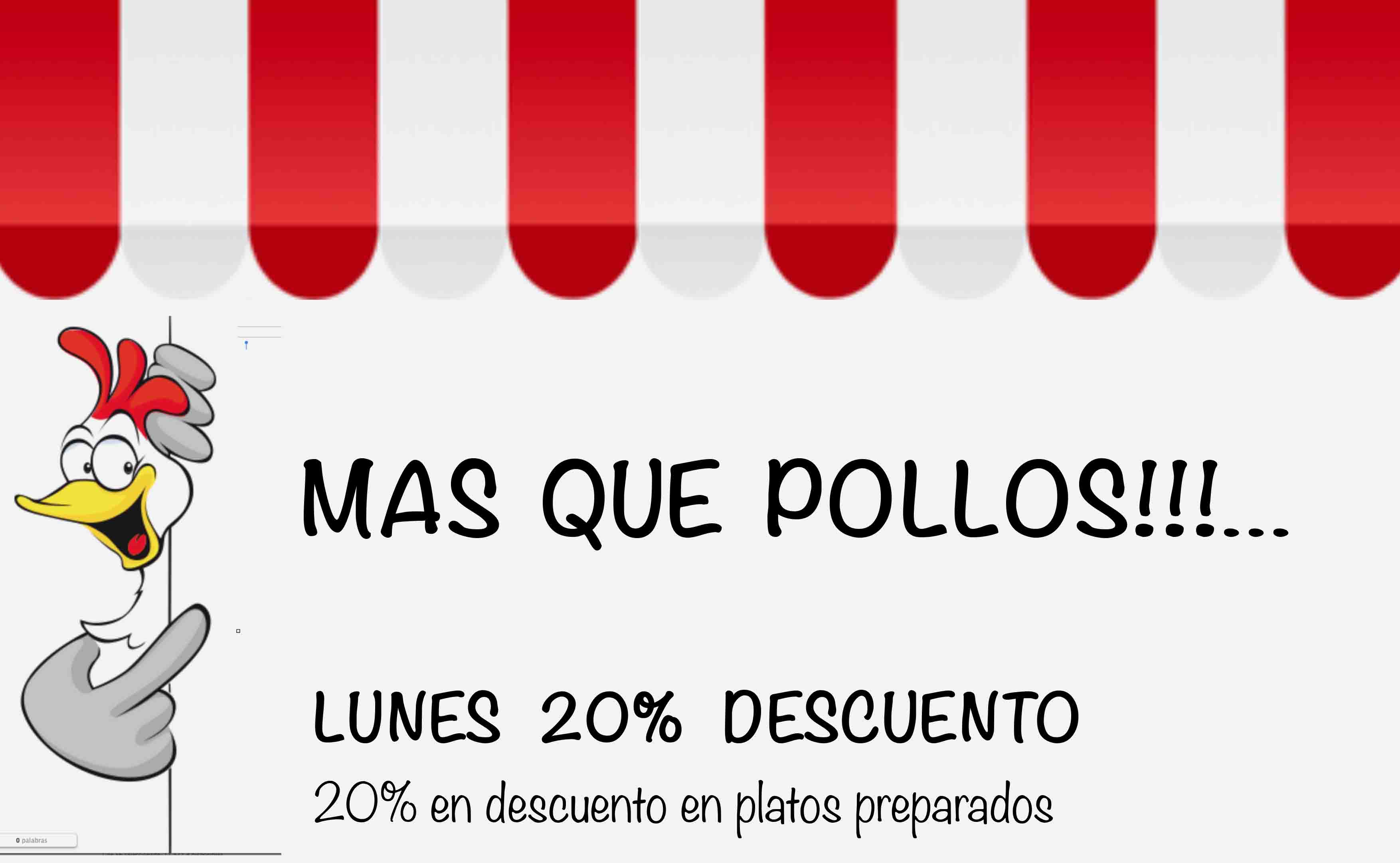 Menú de lunes a viernes | MÁS QUE POLLOS…!
